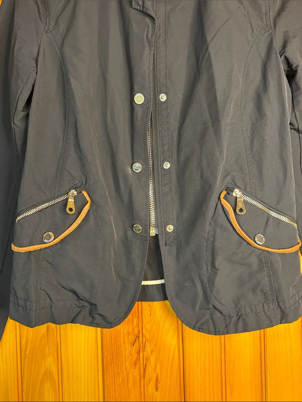 Massimo Dutti | Jackets & Coats | Massimo Dutti Navy Utility Jacket ...